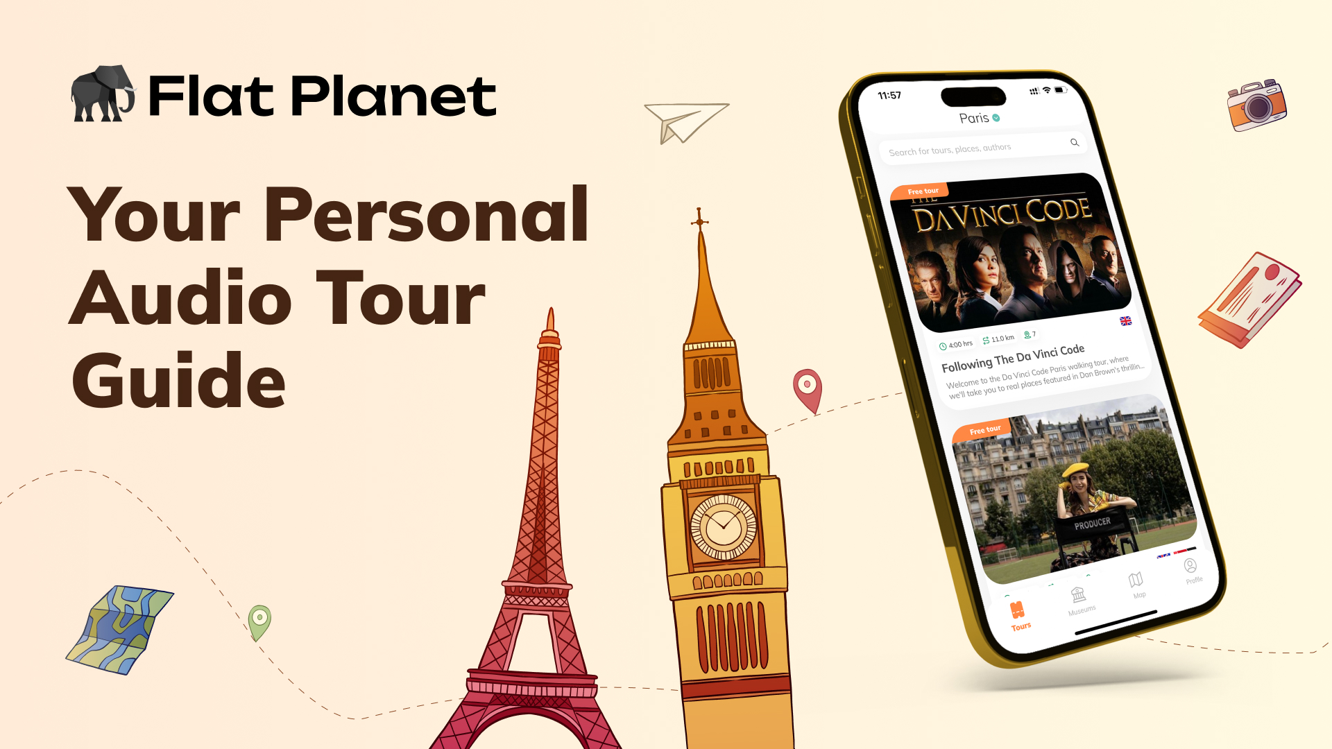 Flat Planet - Your Personal Audio Tour Guide